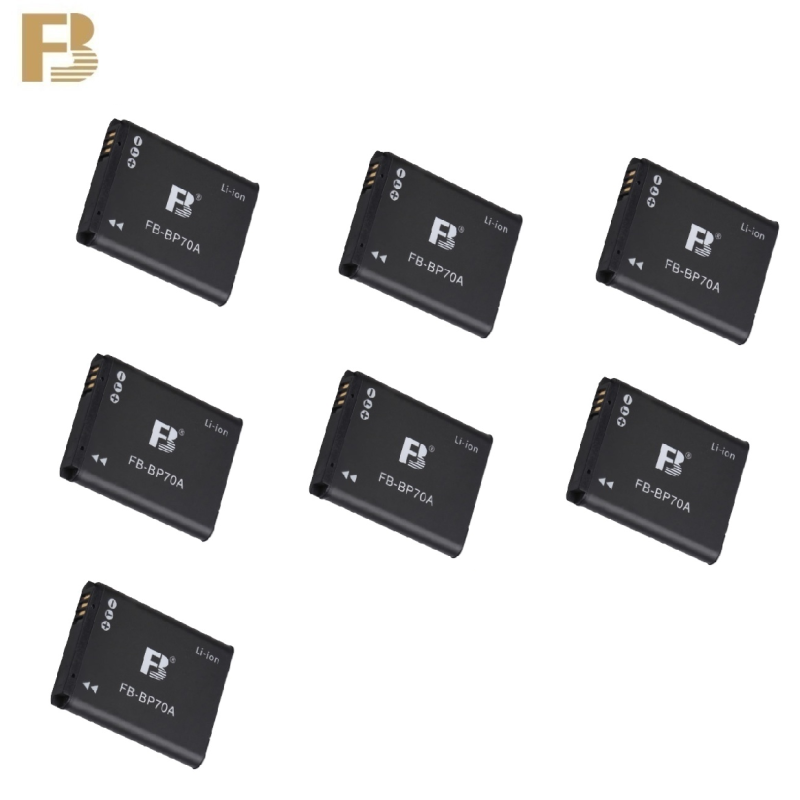 FB 灃標 7 Pcs BP70A / BP-70A Lithium-Ion Battery For Samsung Cameras 代用鋰 ...
