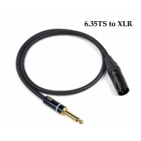 Aspirations 6.35mm to XLR, 6.35mm轉XLR, 6.35mm TS to XLR 轉接線 (3m ...