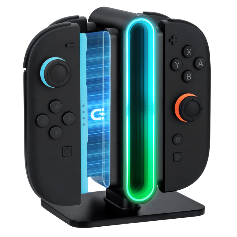 Mcbazel 4合1 RGB 炫光 Nintendo Switch 2 NS2 Joy Con 2 磁吸充電座 價錢、規格及用家意見 - 香港格價網 Price.com.hk