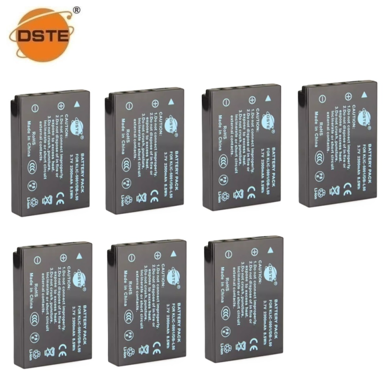 DSTE 7 Pcs Kodak KLIC-5001 / Sanyo DB-L50 Lithium-Ion Battery Pack 代用鋰 ...