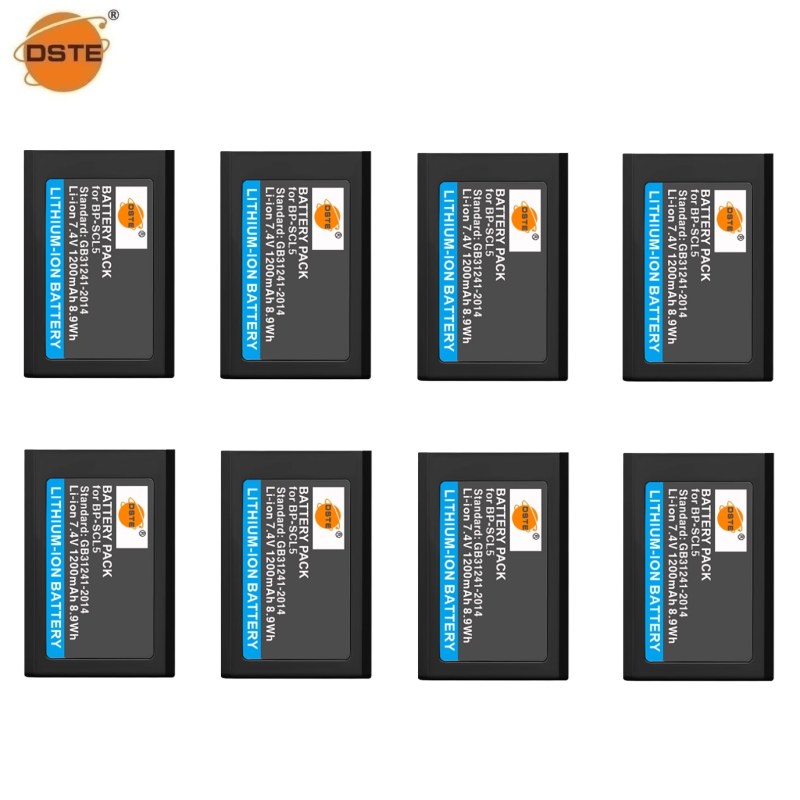 DSTE 8 Pcs BP-SCL5 Fully Decoded Lithium-Ion Battery Pack For Leica M10 ...