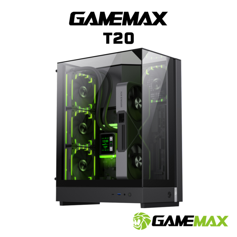 Gamemax M-ATX Gaming Case 全景電腦機箱 T20 價錢、規格及用家意見 - 香港格價網 Price.com.hk