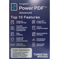 Tungsten Power PDF Advanced for Windows - Version 5 (1用戶) 價錢、規格及用家意見 ...