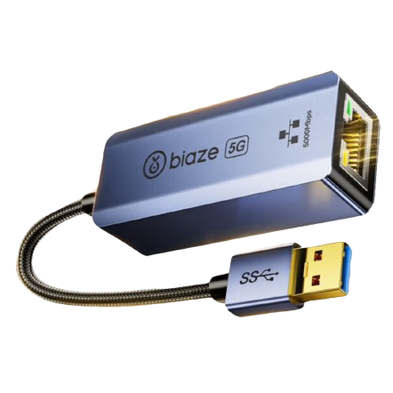 BIAZE USB to 5GbE Ethernet Adapter 5Gbps 乙太網路適配器 KZ21 價錢、規格及用家意見 - 香港格價 ...