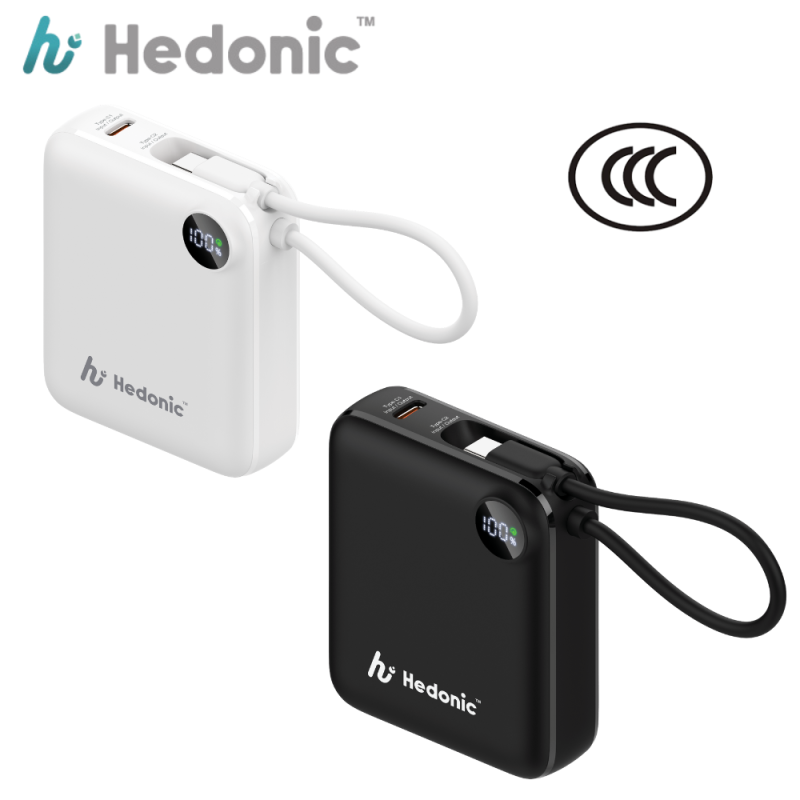 Hedonic PD 3.0 20W 內置USB-C線流動充電池 (CCC認證) 10000mAh 81055 / 81056 價錢、規格及用 ...