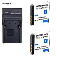 Shoulietu 2 Pcs NP-FE1 Batteries With USB Charger 兩電池連充電機 (3.7V, 850mAh ...